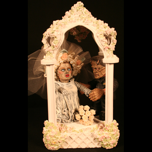 Monster Wedding Cake Topper