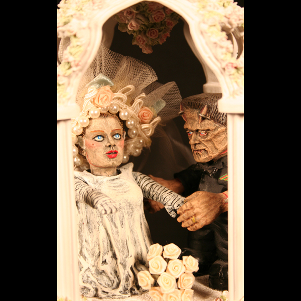 Monster Wedding Cake Topper